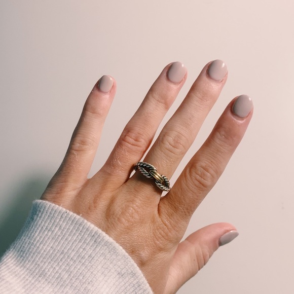 David Yurman | Jewelry | David Yurman Cable Loop Ring With 8k Gold ...